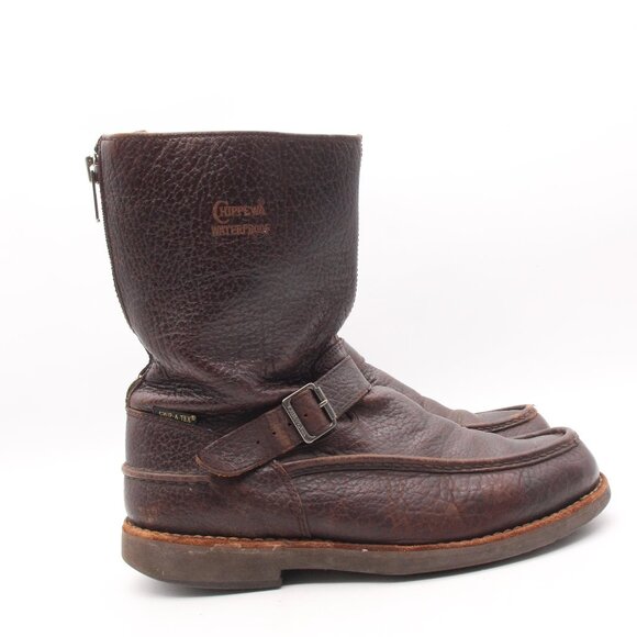 Chippewa | Shoes | Chippewa Briar Bison Mocc Toe Mens Us 5 M Zipper ...